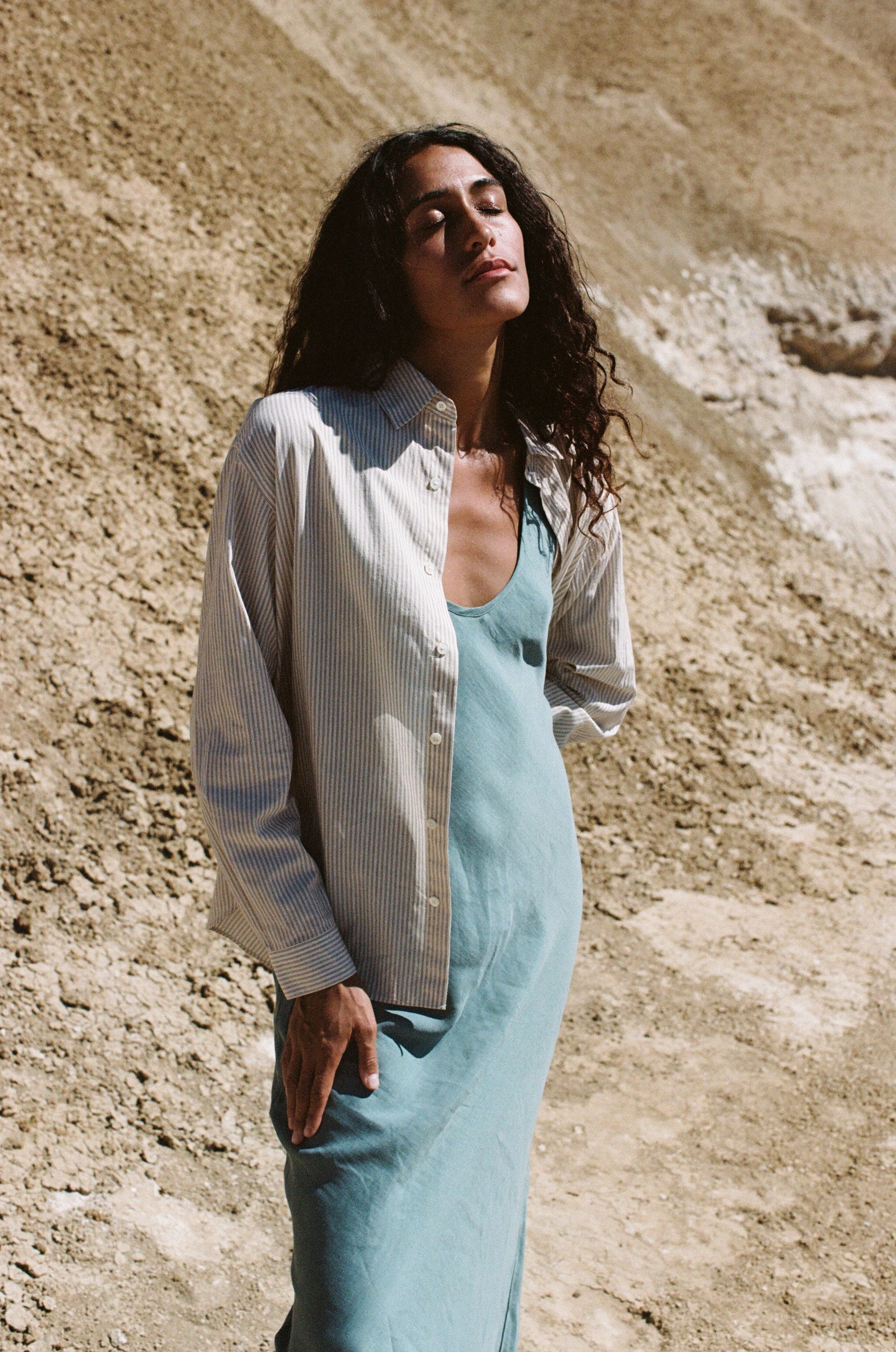 Noble Shirt in Russet Stripe